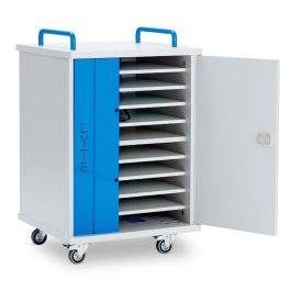 LapCabby Lyte 10 Single Door Mobile charging trolley - Purple Cat Ltd